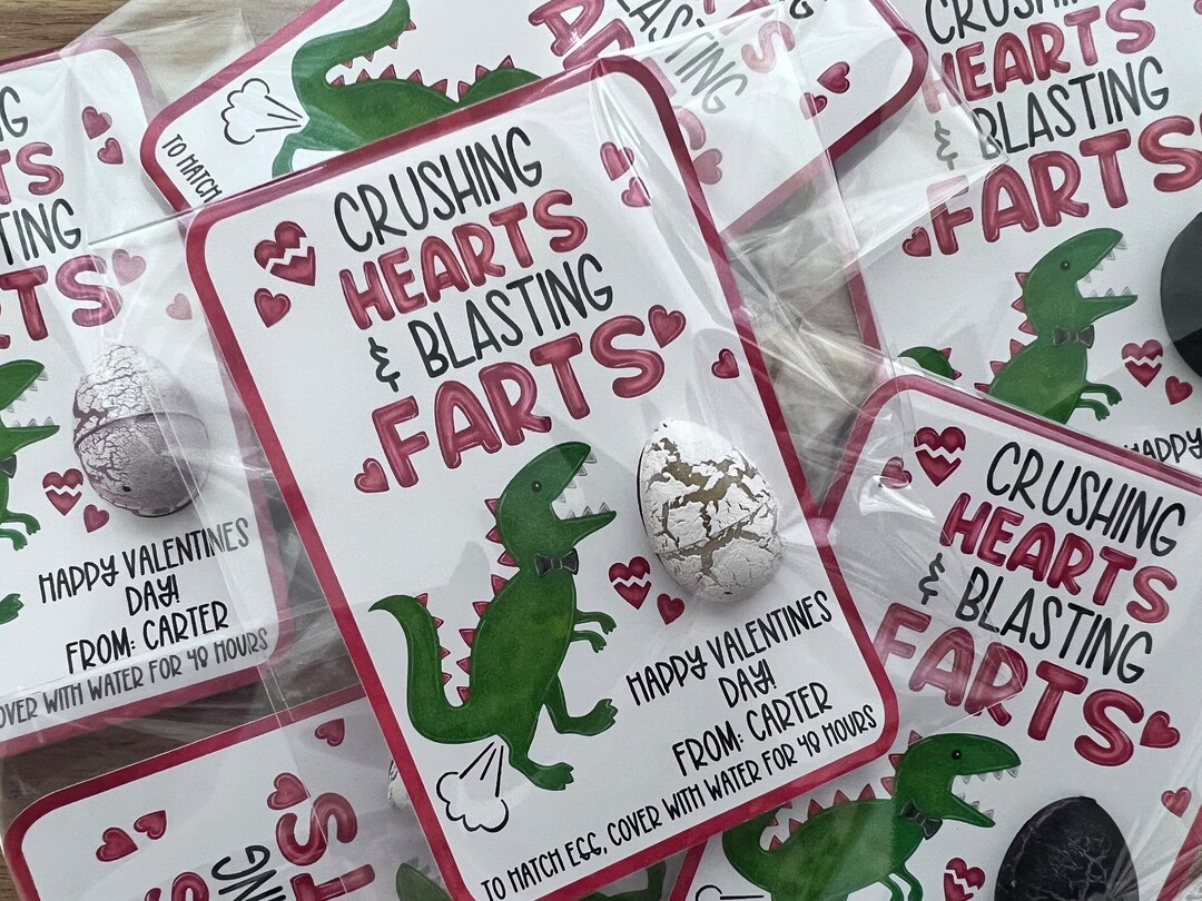 Classroom Dinosaur Valentine Cards, Non Candy Valentines Day Kits ...