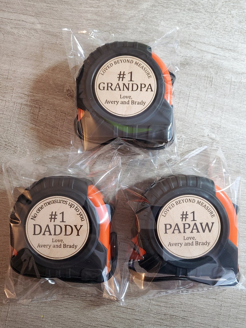 Personalized Tape Measure Gift for Dad, Custom Measuring Tape Gift for ...