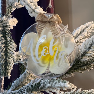 Aloha Christmas Ornament, Personalized Year Hawaii Gifts, Mele ...