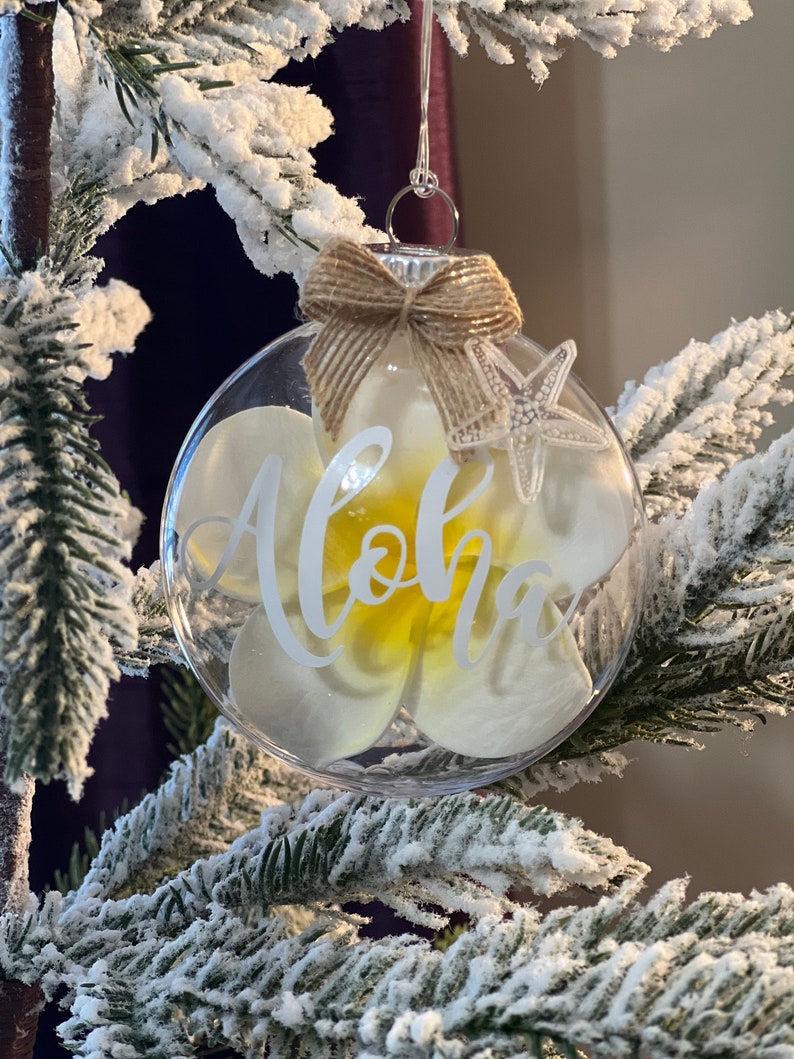 Aloha Christmas Ornament, Personalized Year Hawaii Gifts, Mele ...