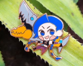 Arcane Enamel Pin Fanmade Jinx's Fishbones - Etsy