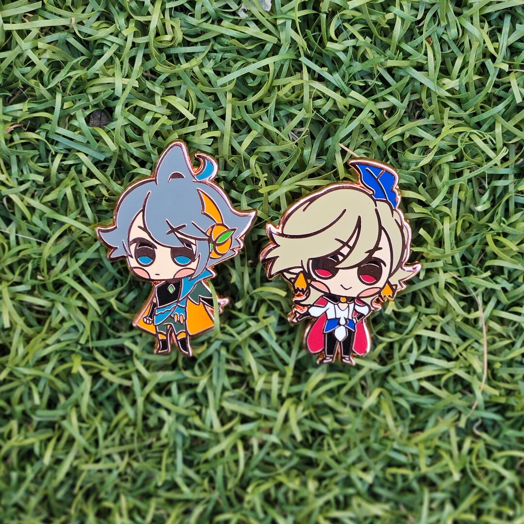 Alhaitham and Kaveh Genshin Impact Enamel Pin - Etsy