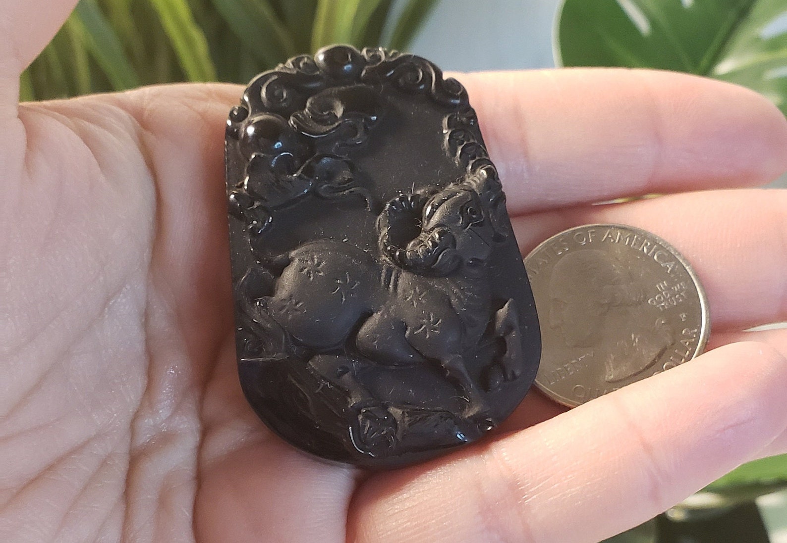 Obsidian Zodiac Animal Carving Obsidian Carving Obsidian - Etsy
