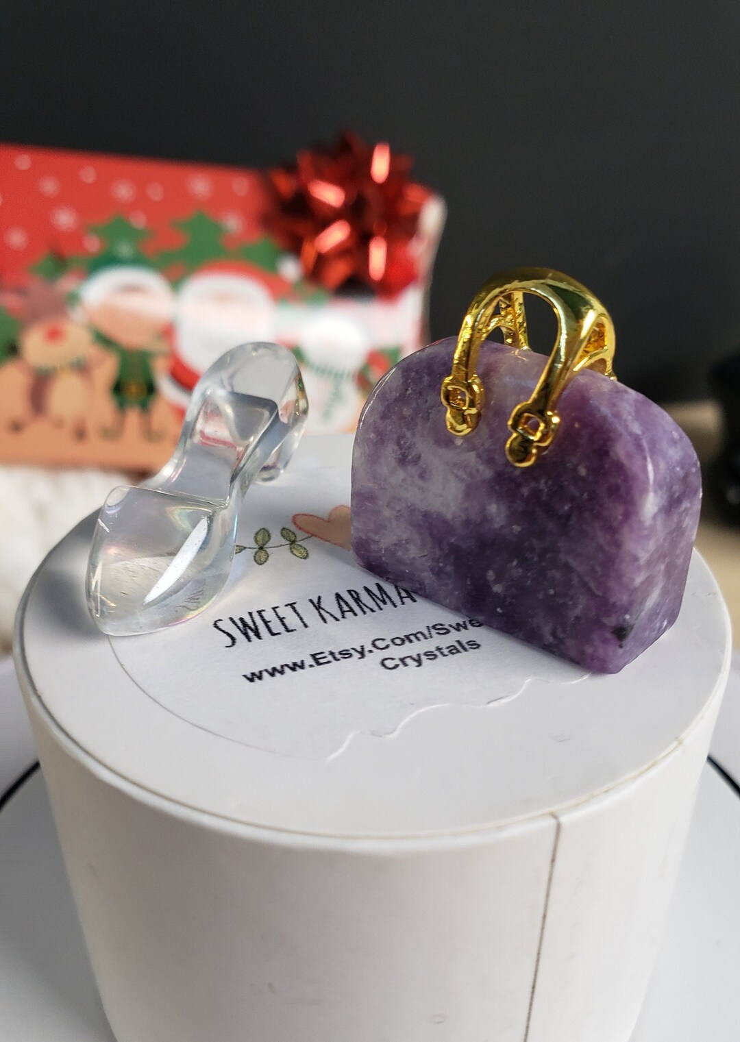 Crystal Purse/slipper Set, Multiple Types, Crystal Princess Slipper and ...