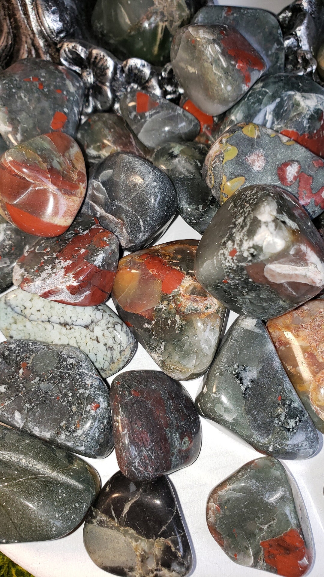 African Bloodstone Tumble, Tumbled Bloodstone, African Bloodstone ...