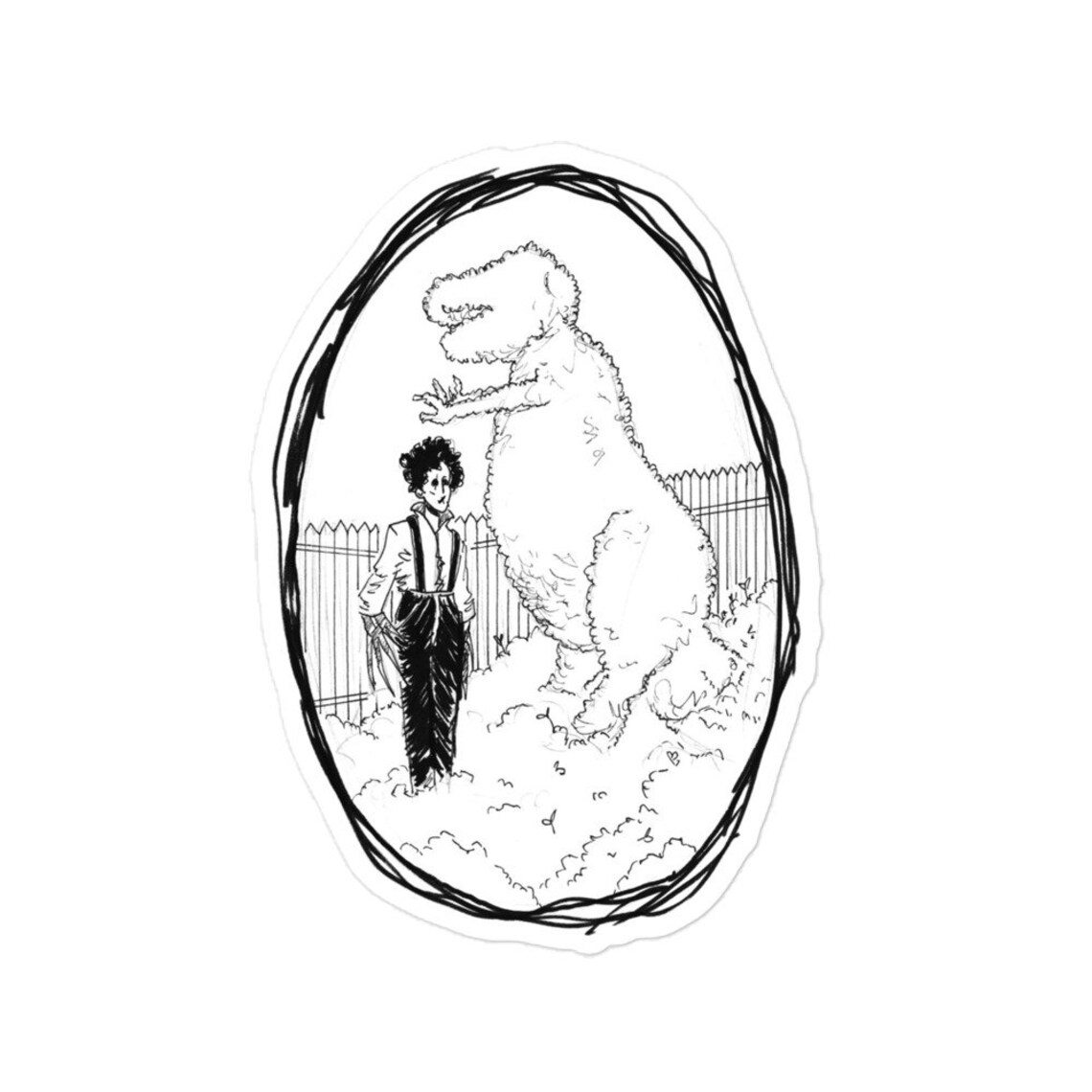 Edward Scissorhands Sticker - Etsy