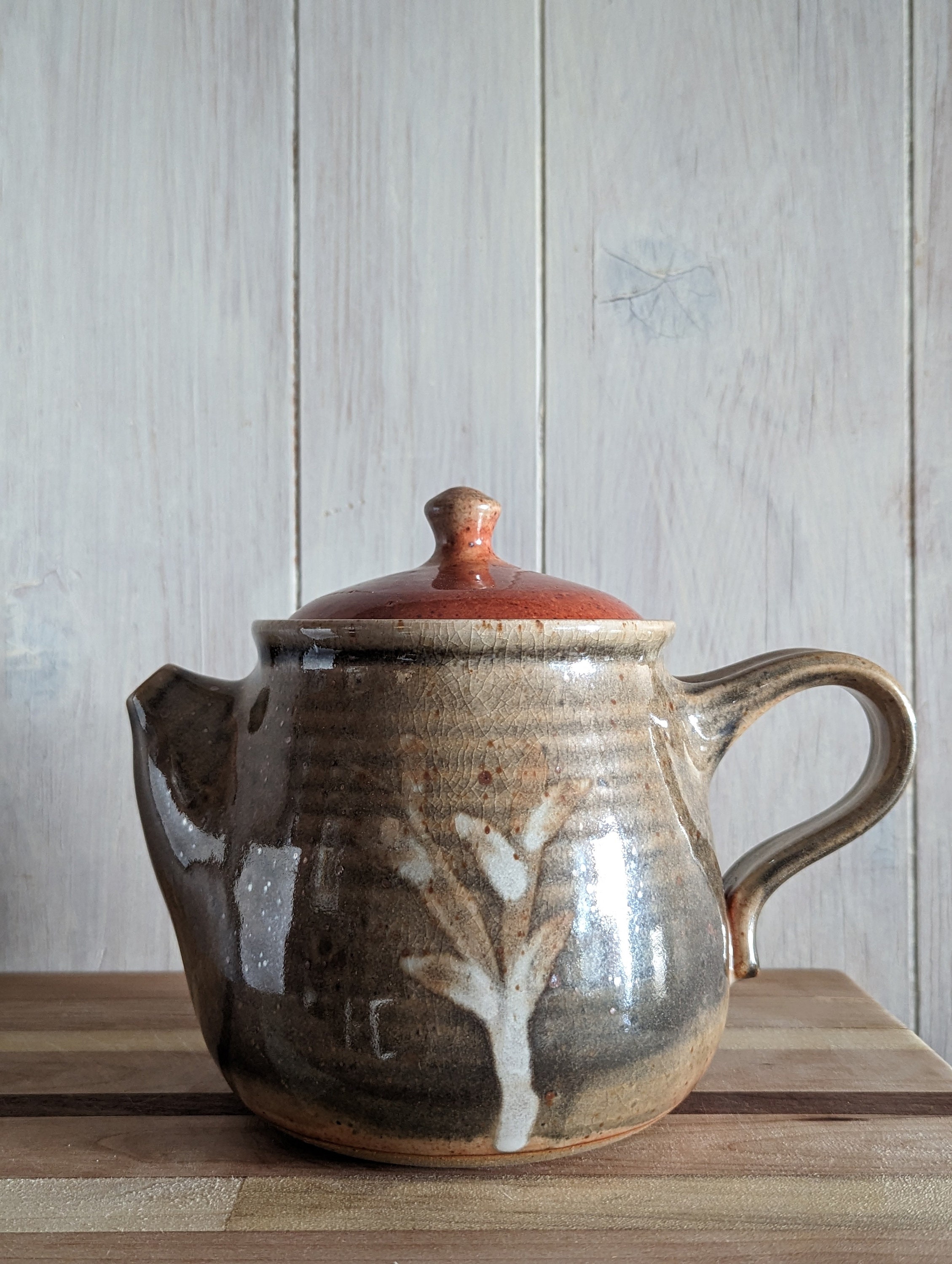 Pumpkin Spice Teapot Large / Ceramic Teapot / Handmade Ceramic Teapot ...