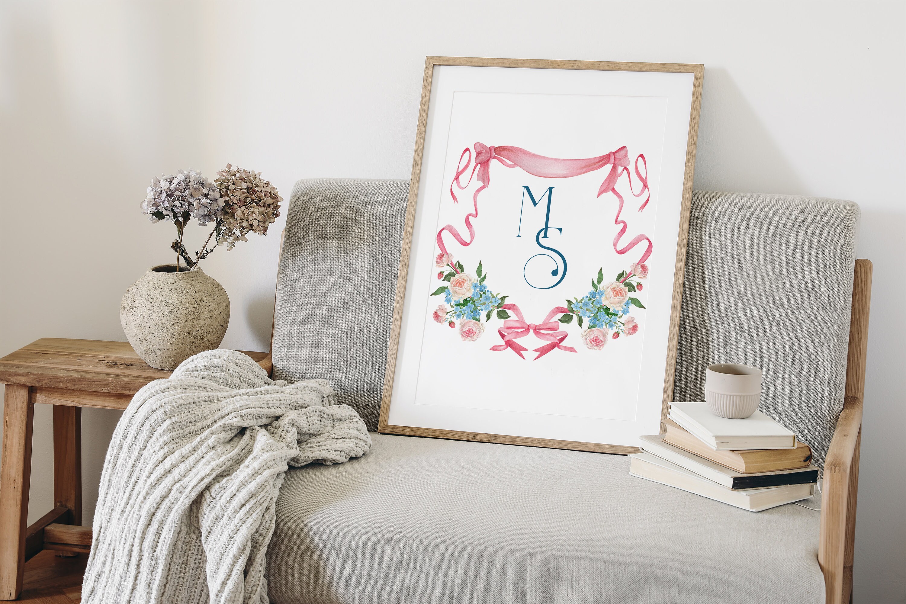 Vintage Crest Frames Watercolor Clipart, Wedding Crest Victorian Frame ...