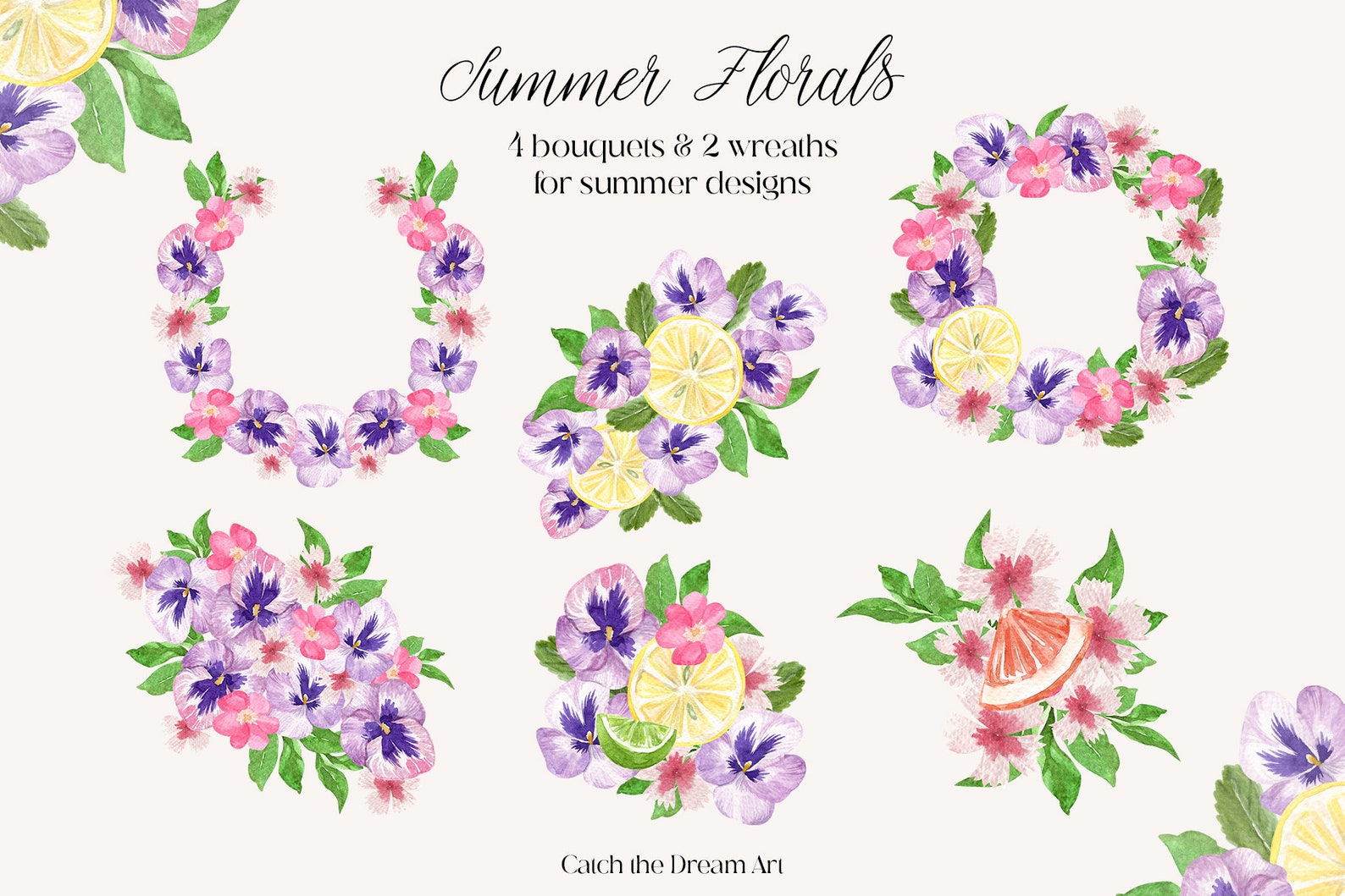 Watercolor Cocktail Clipart, Fruity Summer Fizz Alcohol Drink Aperol ...