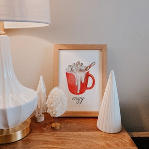 Watercolor Christmas Drinks Clipart Winter Hot Chocolate Warm ...