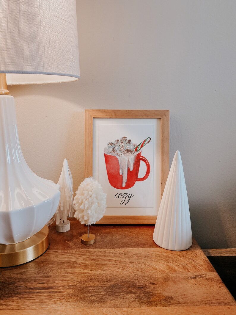 Watercolor Christmas Drinks Clipart Winter Hot Chocolate Warm ...