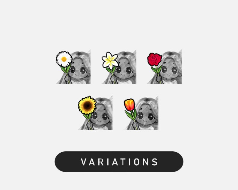 Digital chibi emotes twitch emotes stream emotes custom emotes Twitch ...