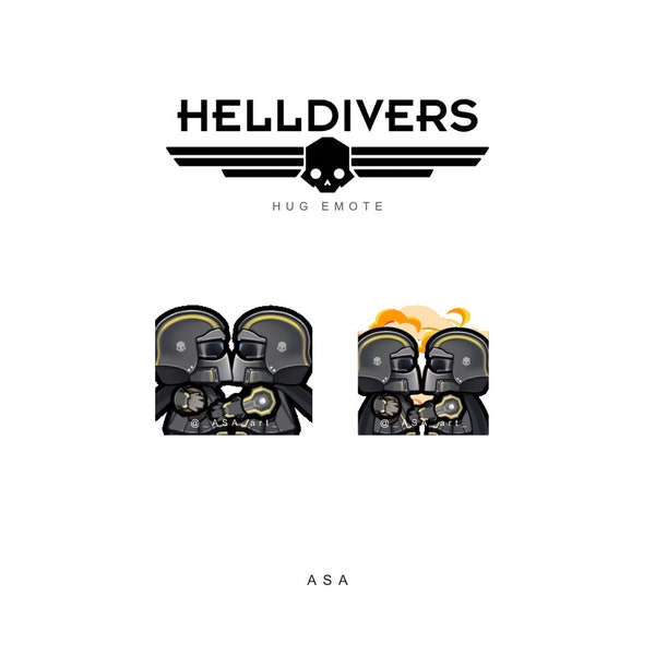 Helldivers emotes twitch - Etsy.de