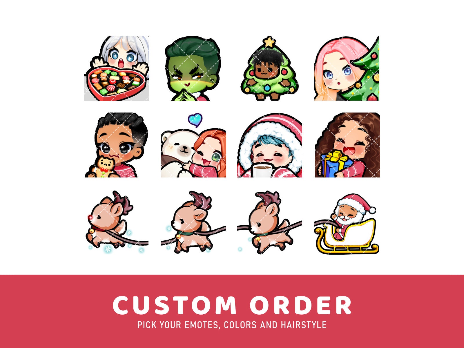 Twitch Emotes Customize Premade Emotes With Premade Assets - Etsy Australia