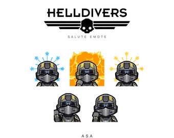 Helldivers 2 Twitch Discord Emote Pack - Etsy