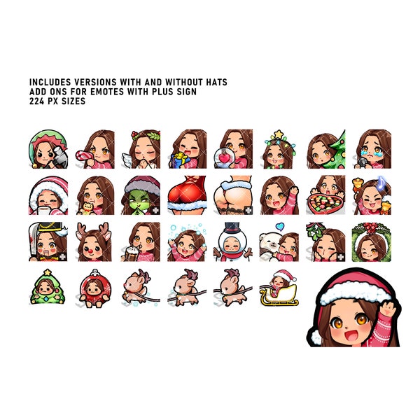 Brown Skin Girl Emotes - Etsy