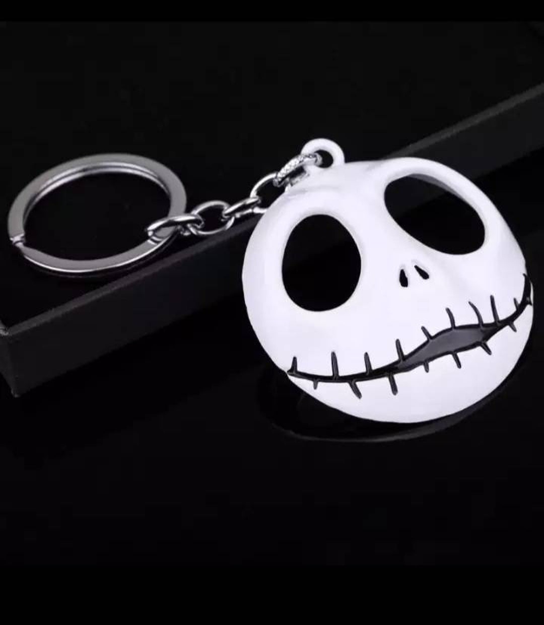 Jack Skellington Key Ring Key Chain Charm - Etsy