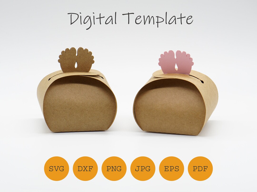Geschenkbox Baby, Plotterdatei, SVG DXF PDF und weitere, Box zum selbst ...