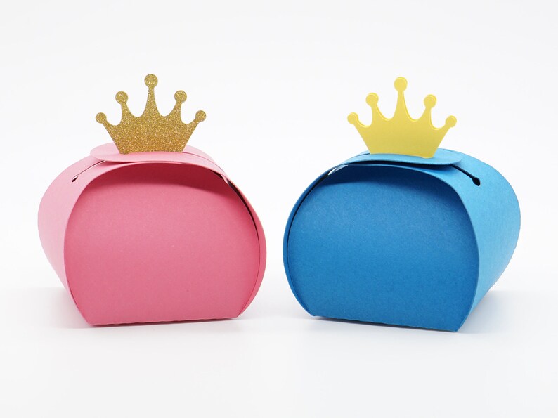 Favor Box Crown, Fold Over Box, Cut File SVG DXF PDF and Others - Etsy