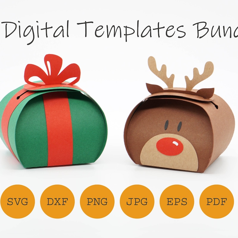 Christmas Favor Box - Etsy