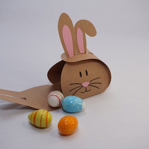 Gift Box Easter Bunny and Chick Bundle, Cut File and Print With Craft ...