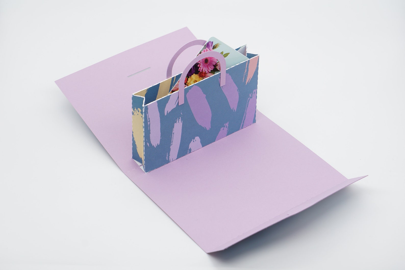 Pop up Gift Card Holder Card Shopping Bag Money Holder Cut - Etsy