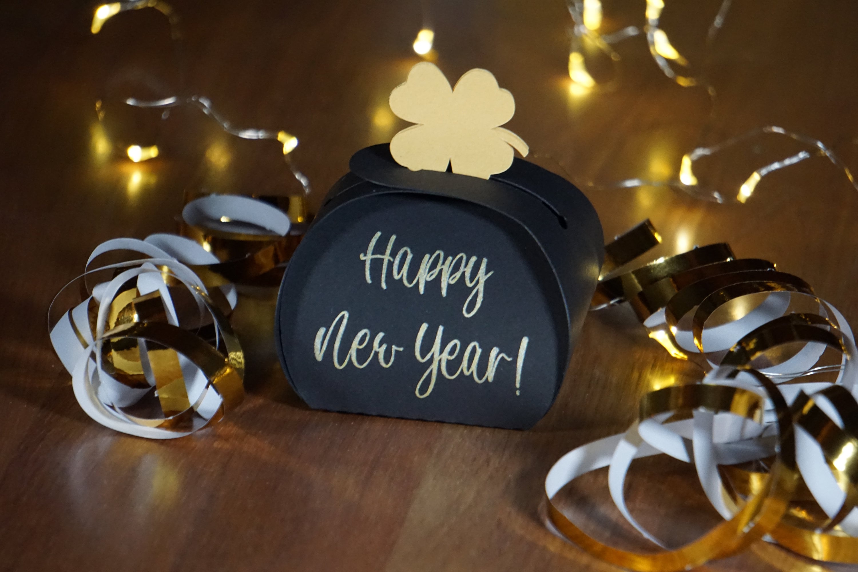 Geschenkbox Kleeblatt Plotterdatei SVG DXF PDF und weitere - Etsy ...