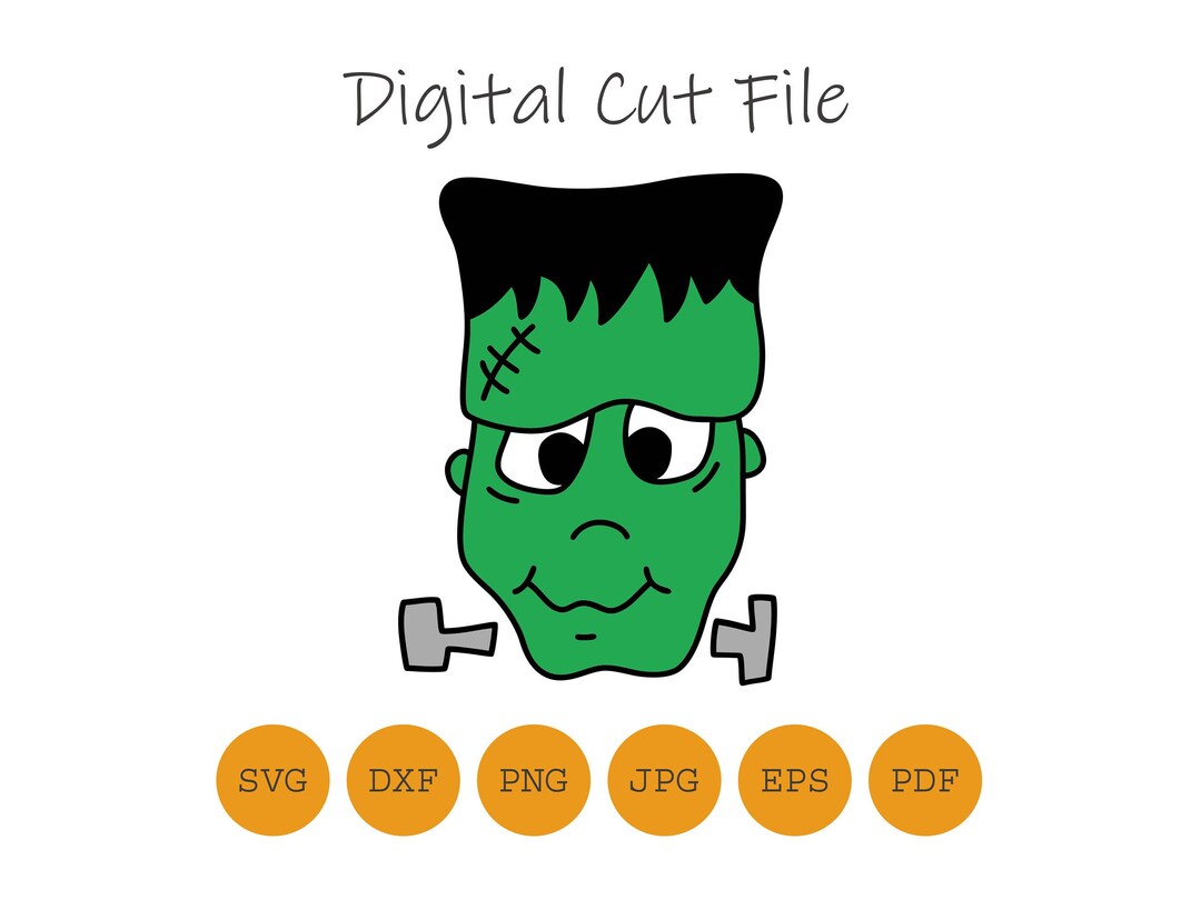 Frankenstein Halloween, Cut File, SVG, DXF and Others - Etsy