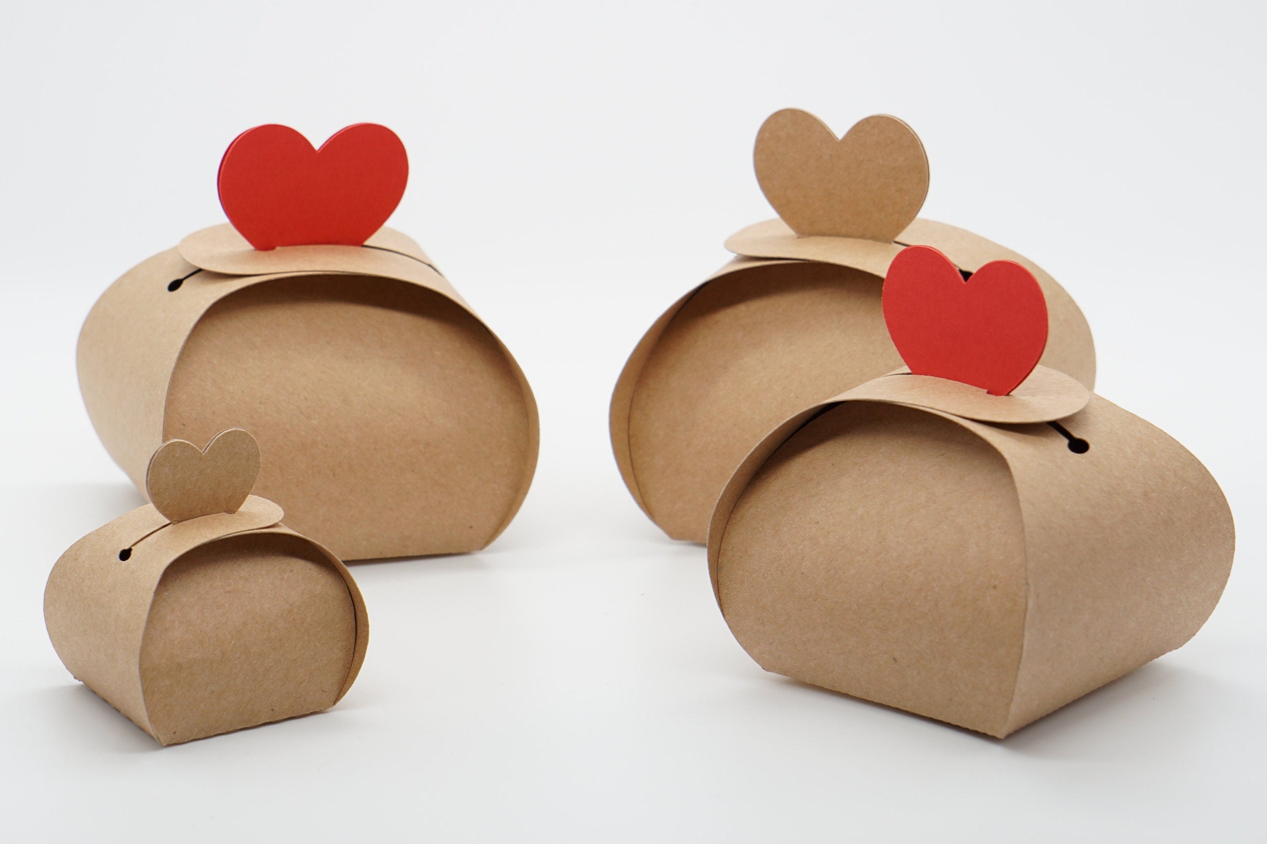 Geschenkbox Herz Plotterdatei, SVG DXF PDF und weitere, Box zum selbst ...