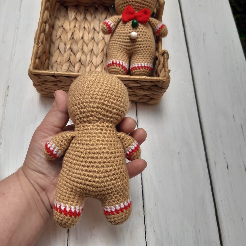 Gingerbread Man Toys Set of 2 Christmas Toys Stuffed Toys Plushie Toys ...