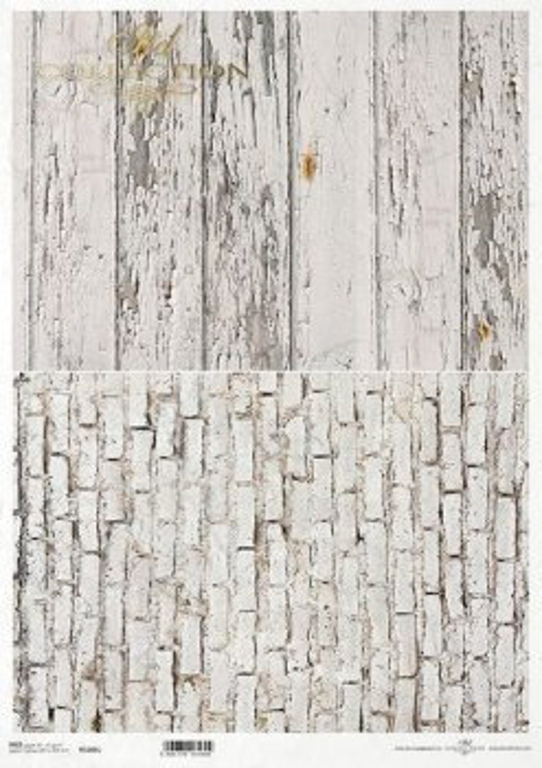 Boards and Bricks ITD Decoupage Rice Paper | Size A3 | 16.5inch X 11 ...