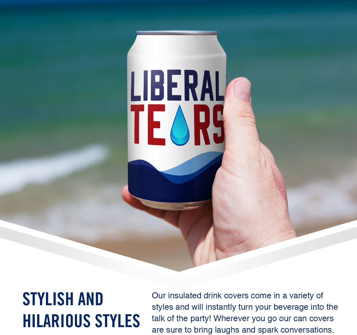 Beersy Can Cover Silicone Sleeve Hide a Beer to Look Like Soda, Fits 12 ...