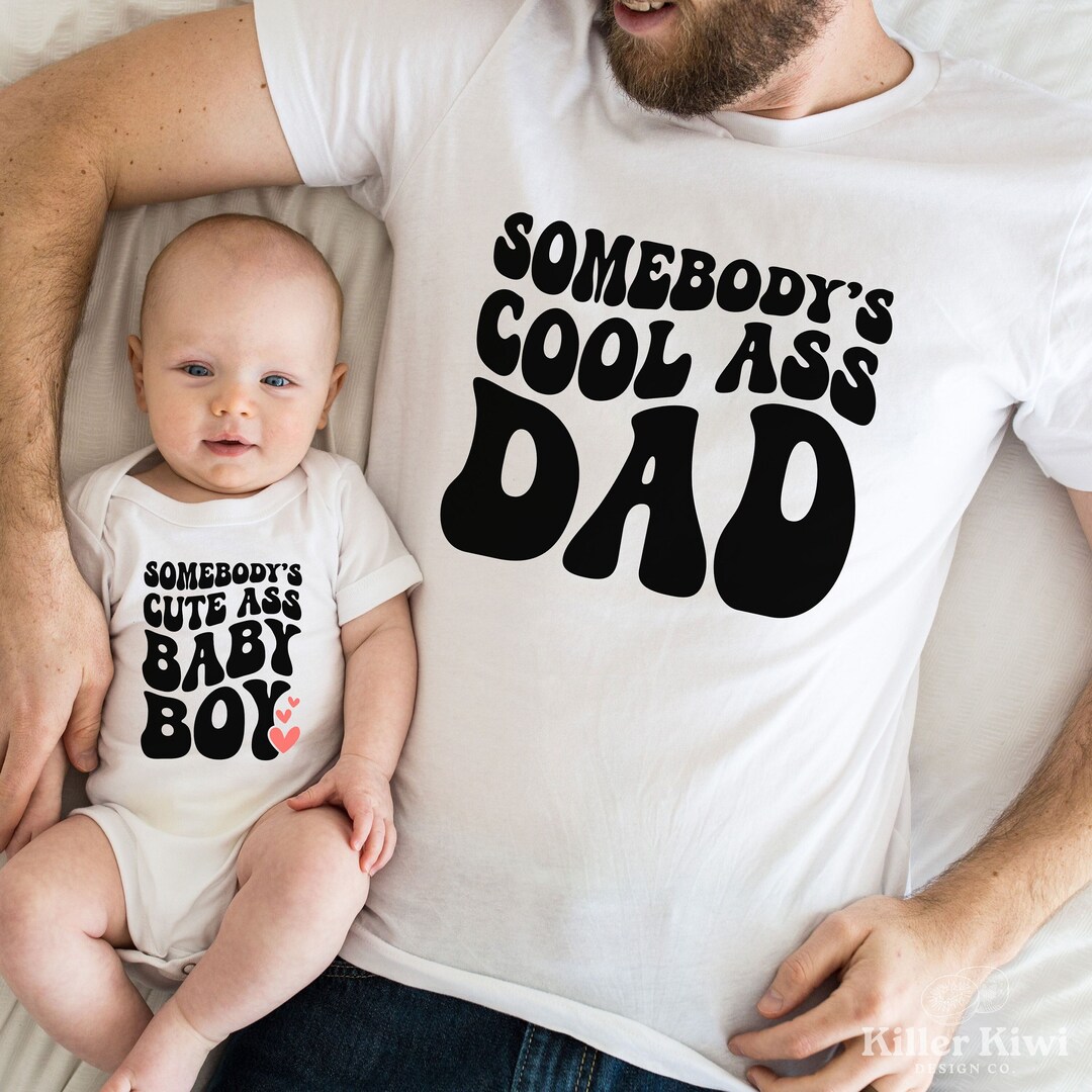 Dad and Baby Matching Shirts,funny New Dad Shirt,father Son Outfit ...