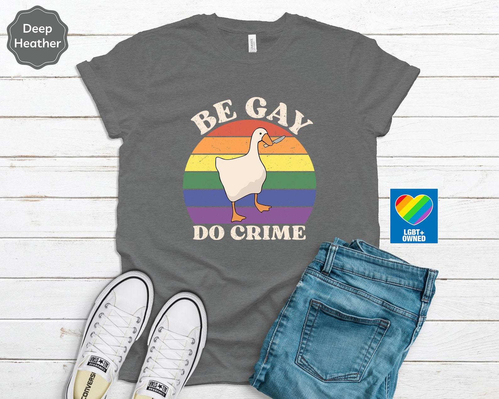 Be Gay Do Crime Goose Shirt Pride Outfit Queer Shirt - Etsy