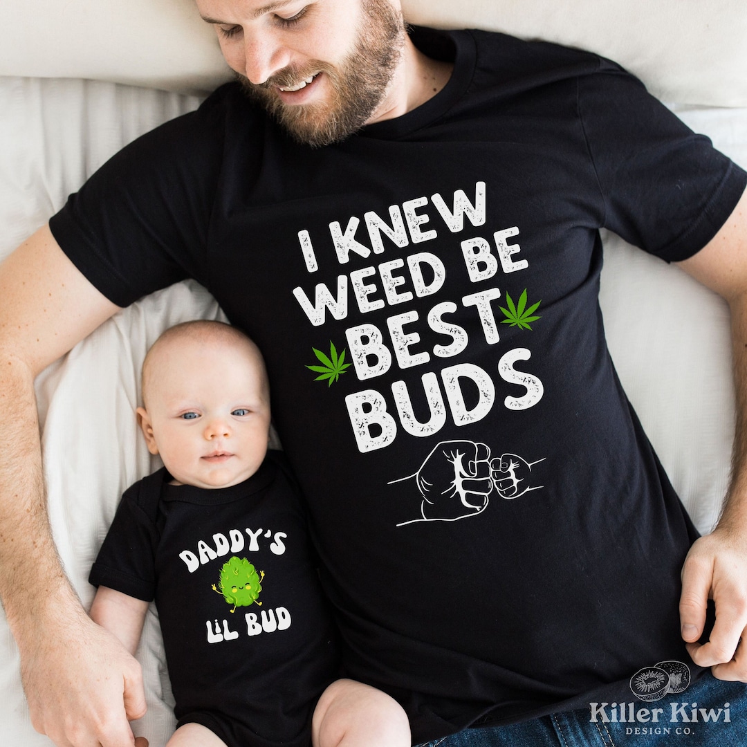 Funny Dad and Baby Matching Shirts,stoner Dad Gift,new Dad Shirt ...