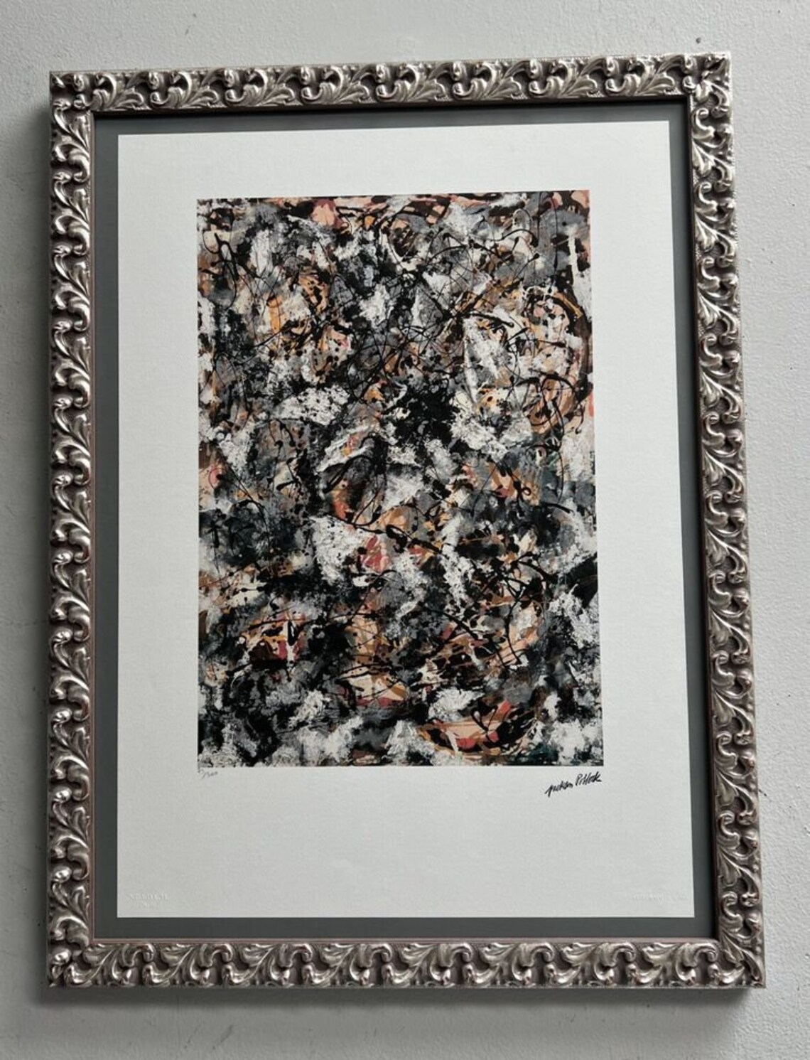 JACKSON POLLOCK 1912-1956 AMERICAN, Signed & Numbered in Pencil With ...