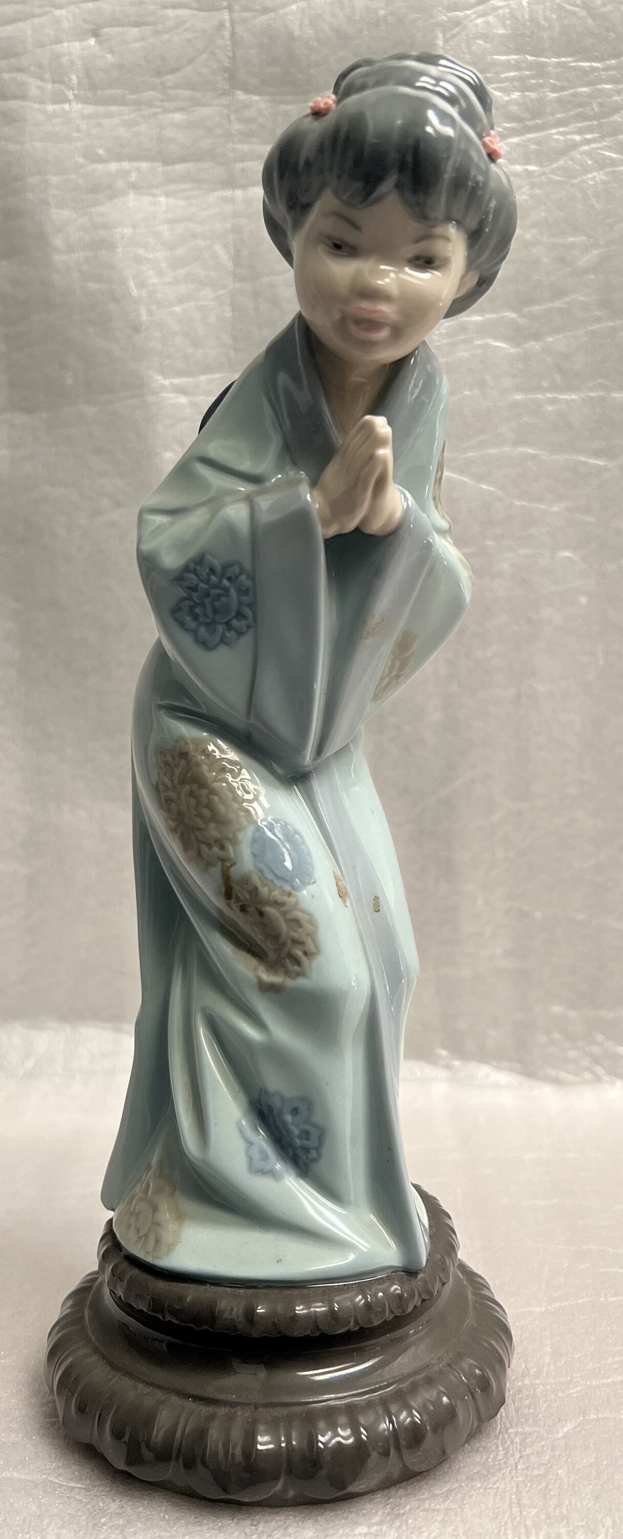 LLADRO Porcelain GEISHA Statue Figurine, Signed at Bottom - Etsy