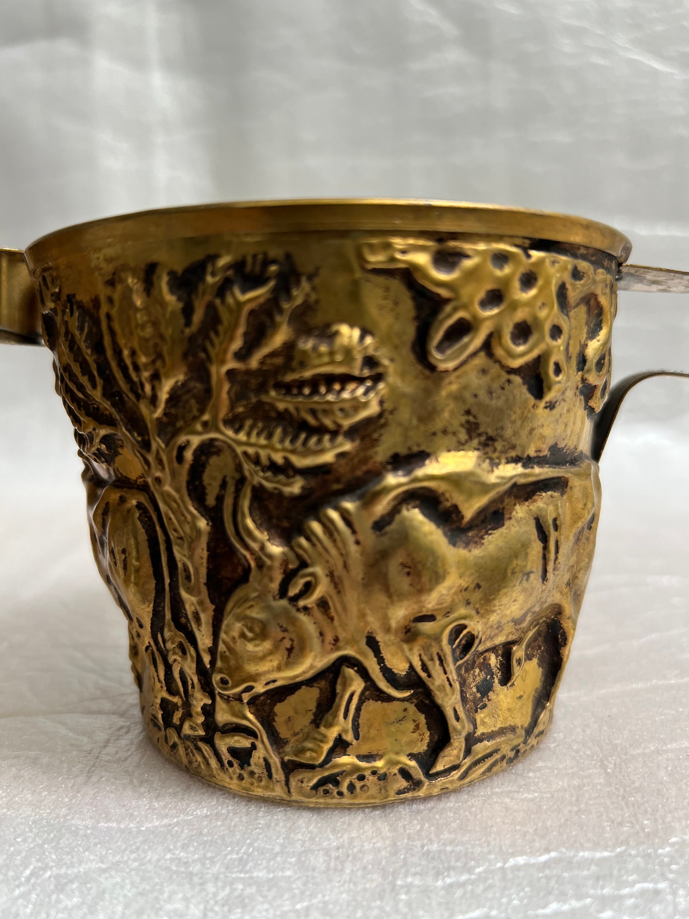 Mid Century Vintage Mycenaean Vaphio Cups A Pair High Relief Greek - Etsy