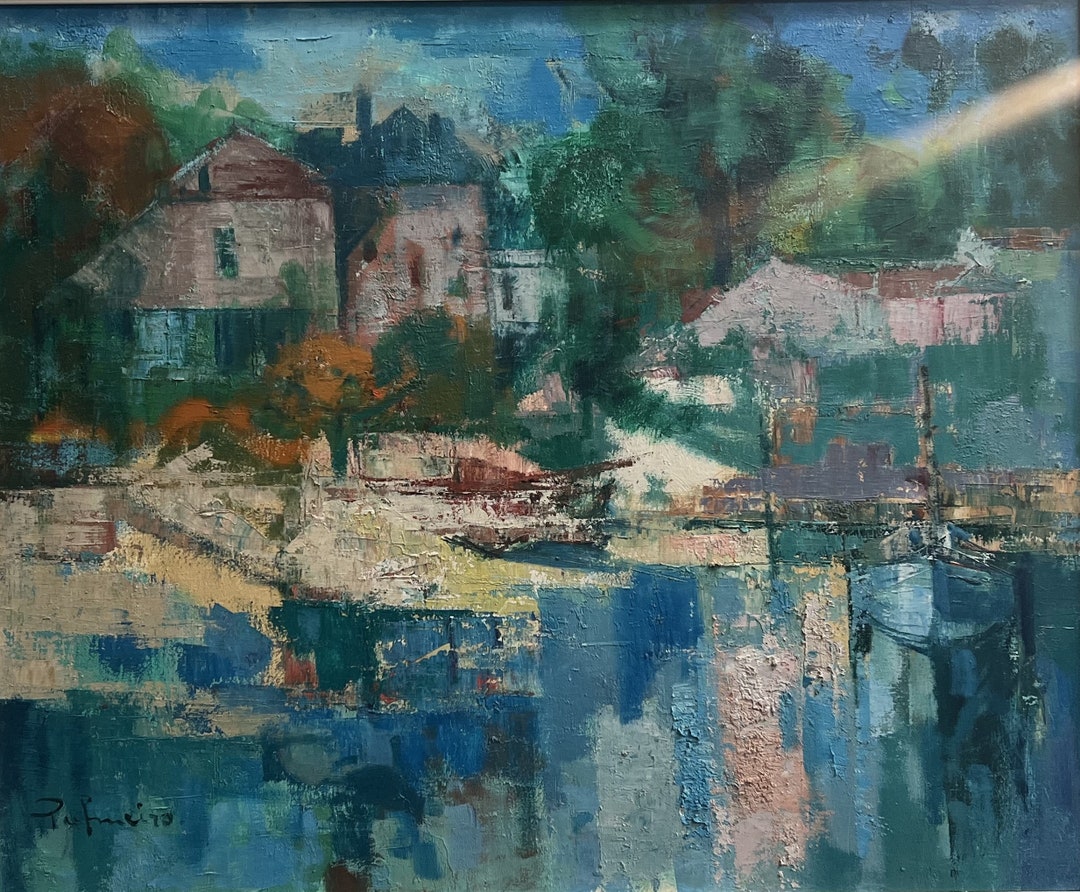 JOSE PALMEIRO (1901-1984 SPANISH) "marine Ste. Marguerite"stunning Oil on Canvas - Etsy