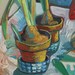 Dan Poole (1941-1923) Amaryllis Stuning Large Still Life Oil Painting ...