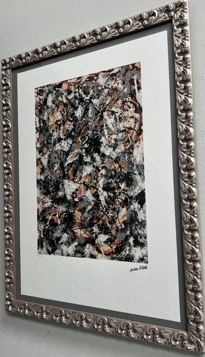 JACKSON POLLOCK 1912-1956 AMERICAN, Signed & Numbered in Pencil With ...