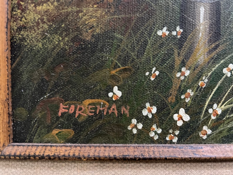 William Foreman (B 1939) Oil on Canvas " Forest" 19 X 25 - Etsy