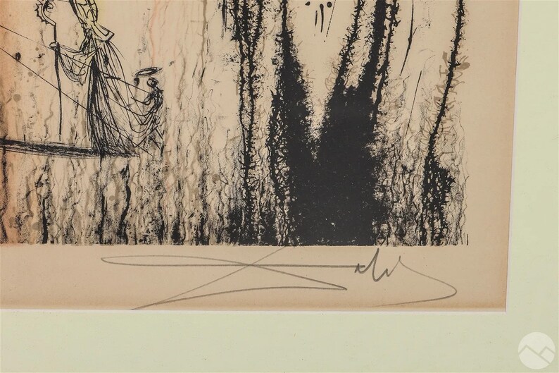 Salvador Dali 1904-1089 "petits Lits" Litho Hand Signed in Pencil ...