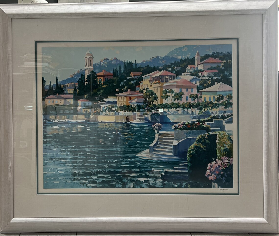 Howard Behrens "recollections of Lake Como"coa,wentworth Gallery Boca ...