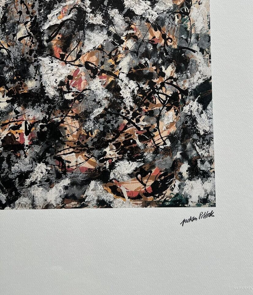 JACKSON POLLOCK 1912-1956 AMERICAN, Signed & Numbered in Pencil With ...