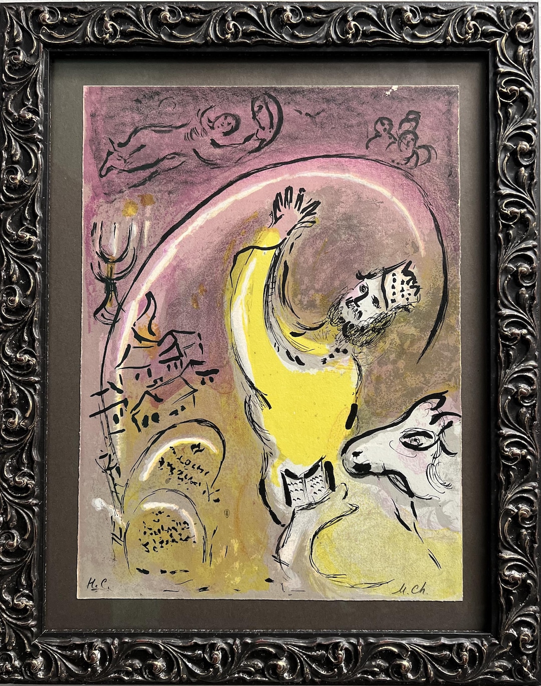 Marc Chagall solomon Original Hand Signed in Pencil Estate of Gallery ...
