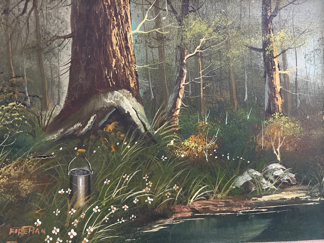 William Foreman (B 1939) Oil on Canvas " Forest" 19 X 25 - Etsy