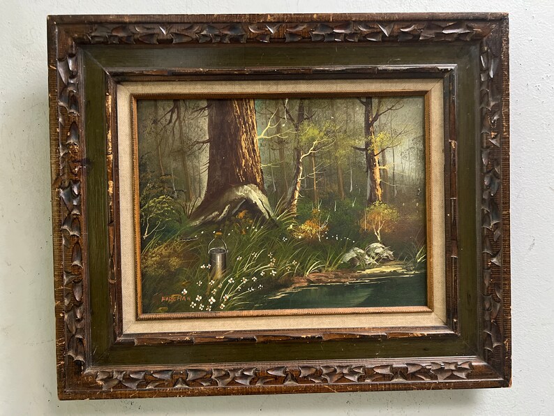 William Foreman (B 1939) Oil on Canvas " Forest" 19 X 25 - Etsy