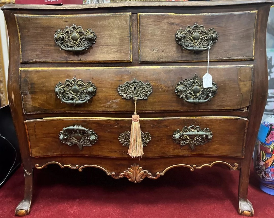 IMPORTED French Chest of Draws From the Louis XIV Period Bronze Handles ...