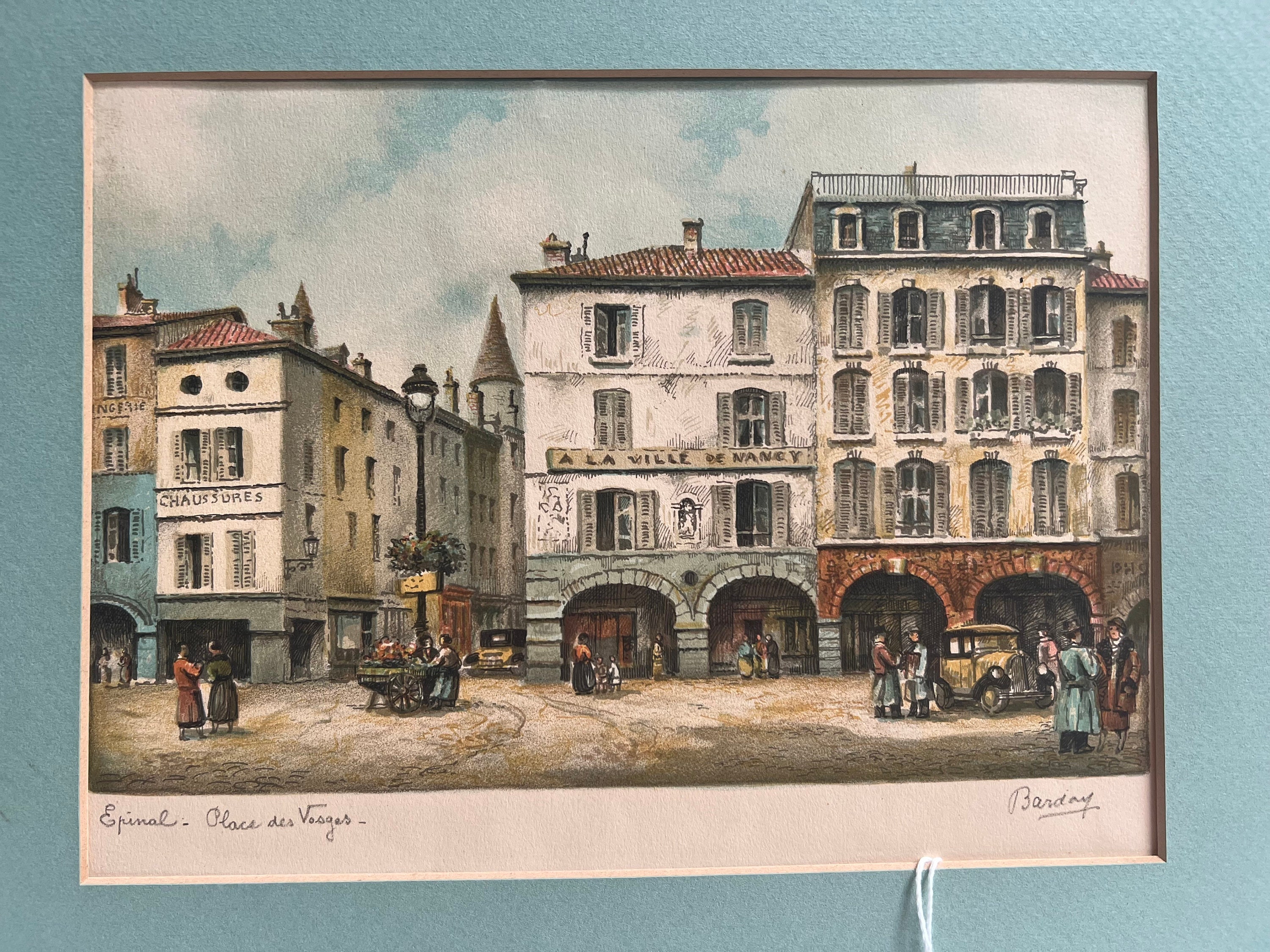 3 Hand Colored Etchings of LONDON by FRANCIS BARDAY - Etsy